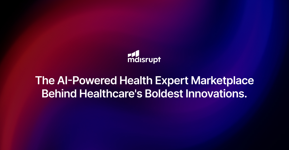 MDisrupt | AI-Powered Health Expert Marketplace
